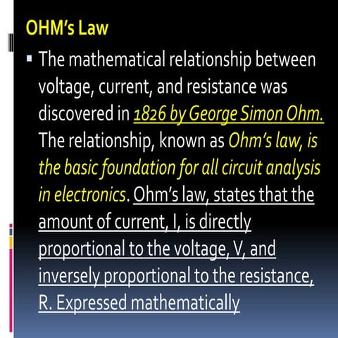 9 OHMS LAW POWER LAW.pptx