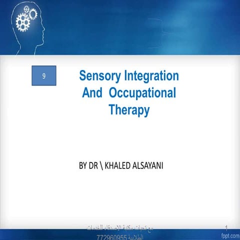 9 OT for sensory disability. Occidental1 | PDF