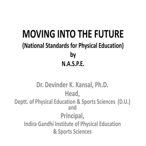 National Standards for Physical Education | PPTX