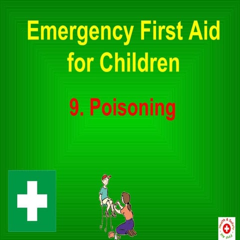 First aid procedure for poisoning