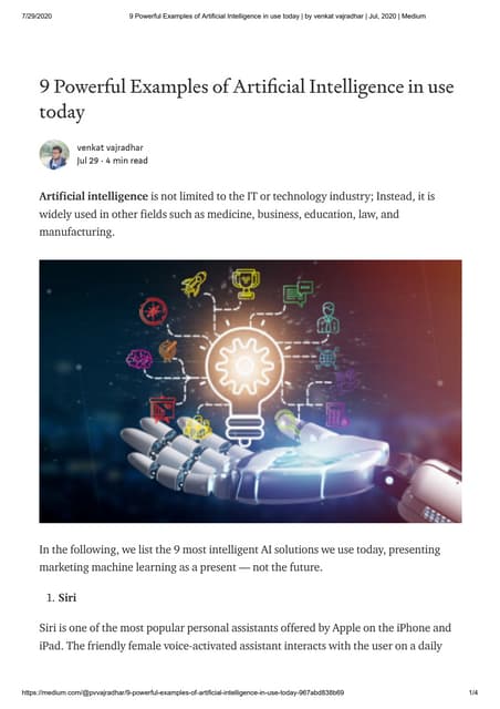 Artificial Intelligence Based All in one Personal Assistant Using Smart ...