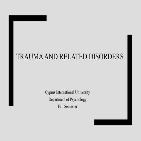 PTSD: Exposure Therapy | PPT