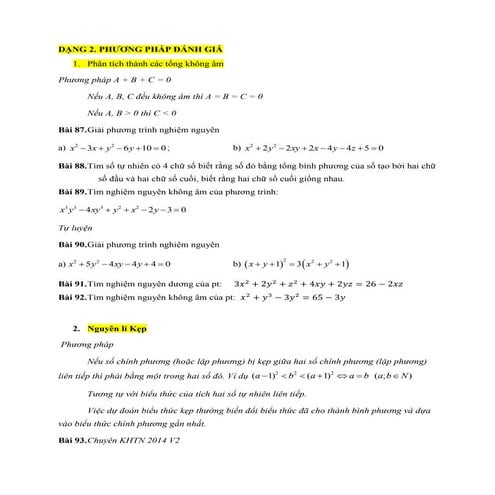 9 pt nghiem nguyen phan 2 | PDF