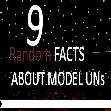 9 random facts about model united nations | PDF