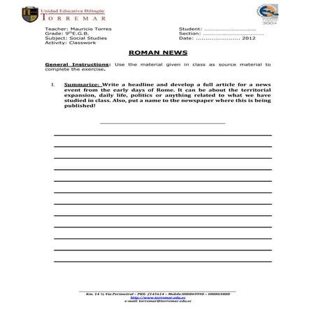 9 roman news | DOCX