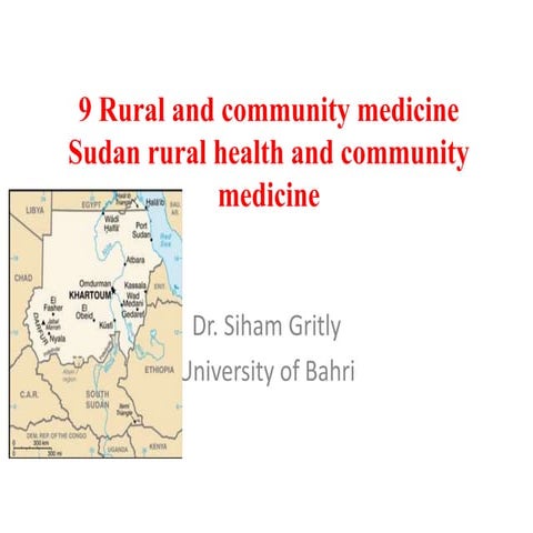 9 rural health and community med | PPTX