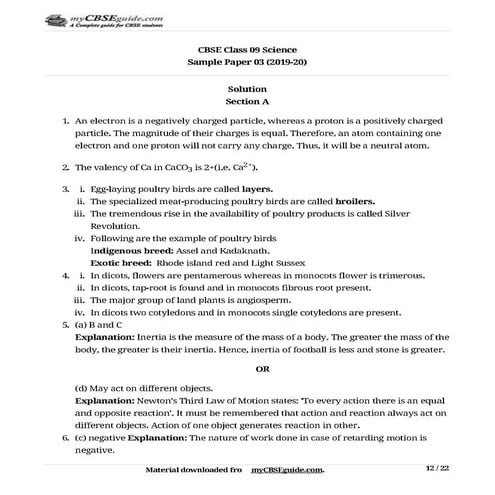 9 science sp03 | PDF