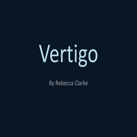 Vertigo - Film Opening Analysis | PPTX