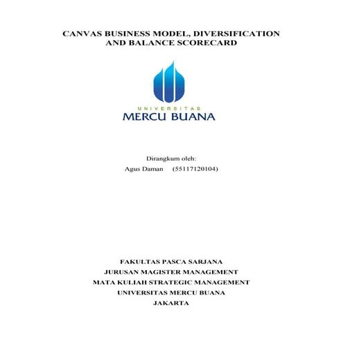 MODEL BISNIS CANVAS | PPTX