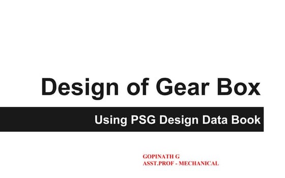 Design of gear box for Machine Tool Application (3 stage & 12 speed ...