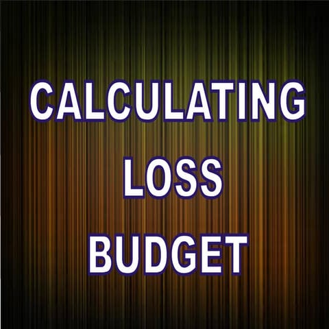 9 steps to calculate loss budget | PDF