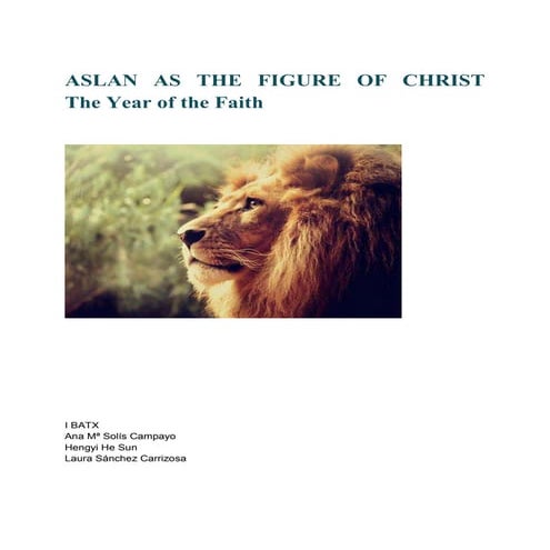 9 the chronicles of narnia aslan | DOCX