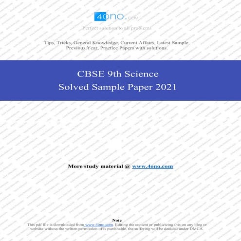 Class 9th Science Sample Paper t - 2.pdf