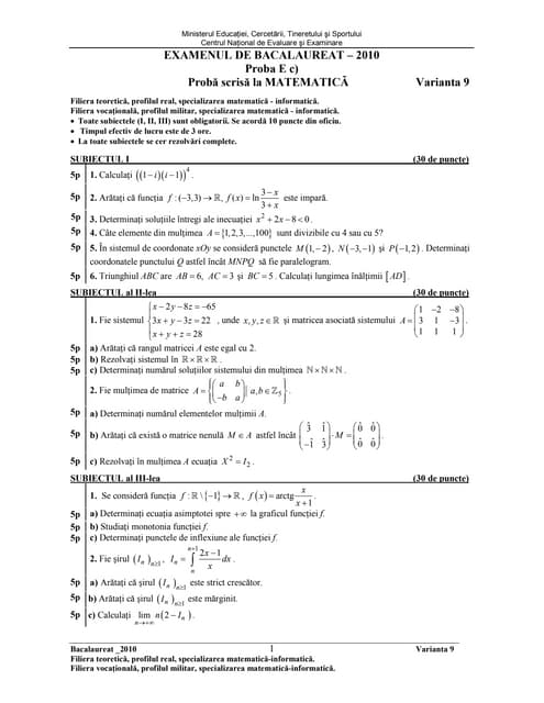 Formule matematice cls. v viii | PDF | Physics | Science