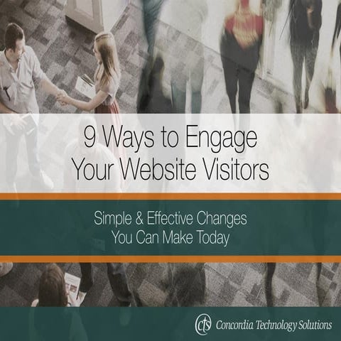 9 Ways to Engage Your Website Visitors | PDF
