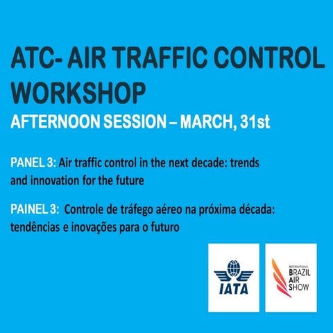 Michele Merkle - AIR TRAFFIC CONTROL WORKSHOP - Panel 3: Air traffic ...