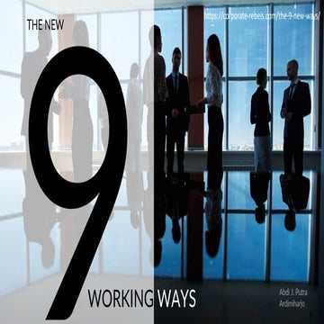 The 9 Ways of Working - Corporate Rebels | PDF