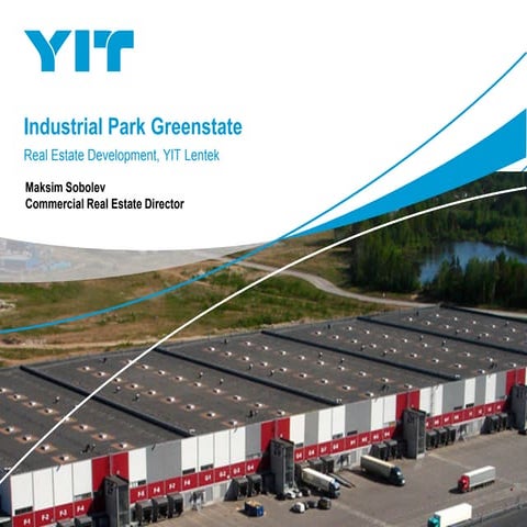 YIT Industrial park Greenstate | PDF