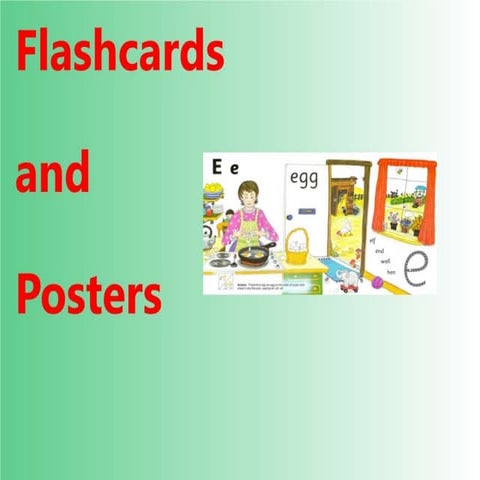 Flashcards and posters ee or | PDF
