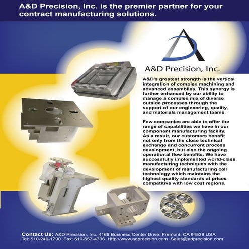 A&D Precision 2009 | PDF