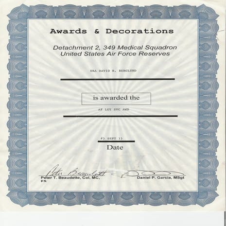 Af Longevity Award | PDF