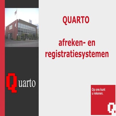 Presentatie Quarto | PPT