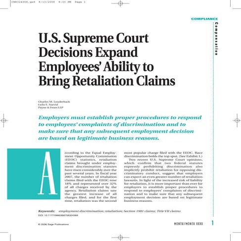 Eeoc compliance manual (highlighted) | PDF