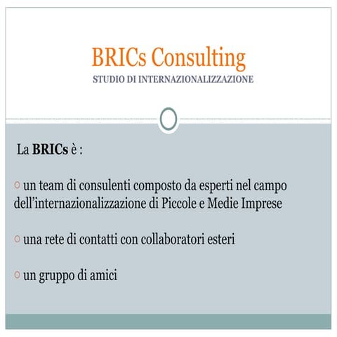BRICs Consulting | PPT