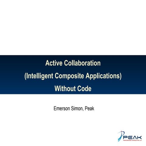 Building Intelligent Composite Apps - Thats Easy! | PPT