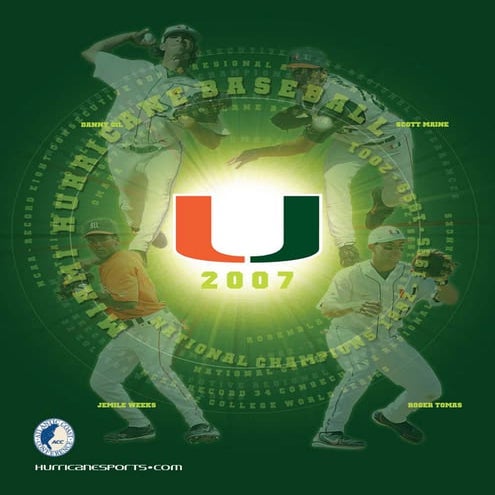 2007 UM Baseball cover | PDF