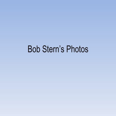 Bob Stern’s Photos | PPT