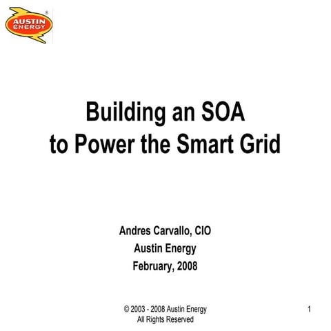 Building An SOA To Power The Smart Grid | PDF