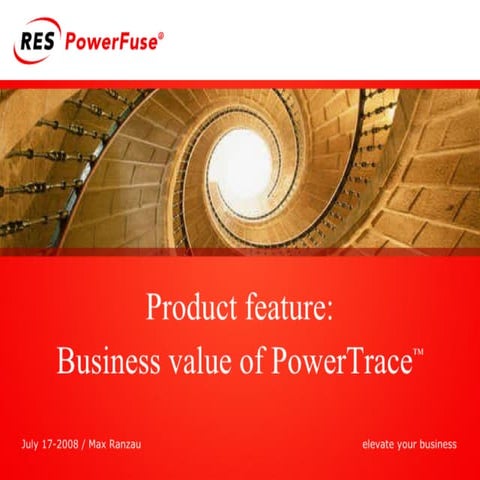 Business Value Of Power Trace | PDF