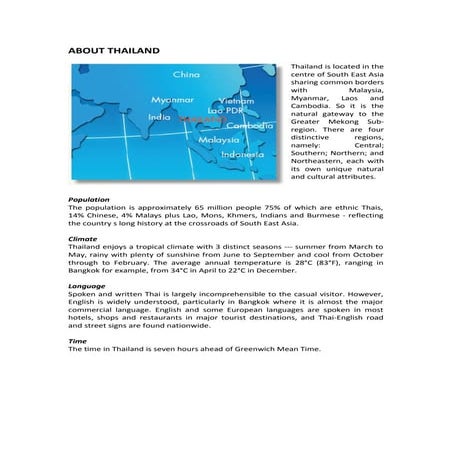About Thailand | PDF
