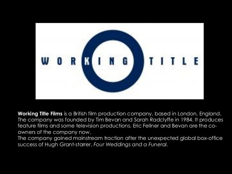 Working Title Films Logo