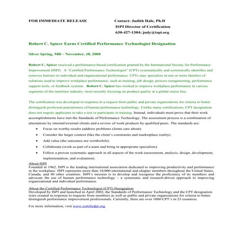 Cpt News Release | PDF