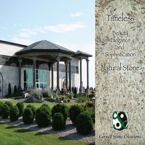 Carved Stone Creations - Stone Design Portfolio | PDF