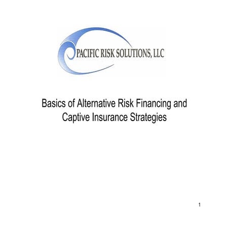 Captive Insurance Basics | PDF