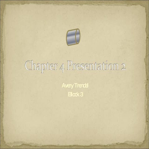 Chapter 4 Presentation 2 | PPT