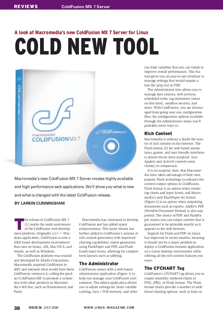 Coldfusion Mx 7 Server