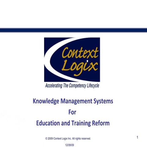 Context Logix Overview 2009 A | PPT