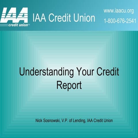 Understanding your Credit | PPT