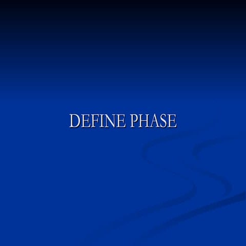 Define Phase | PPT