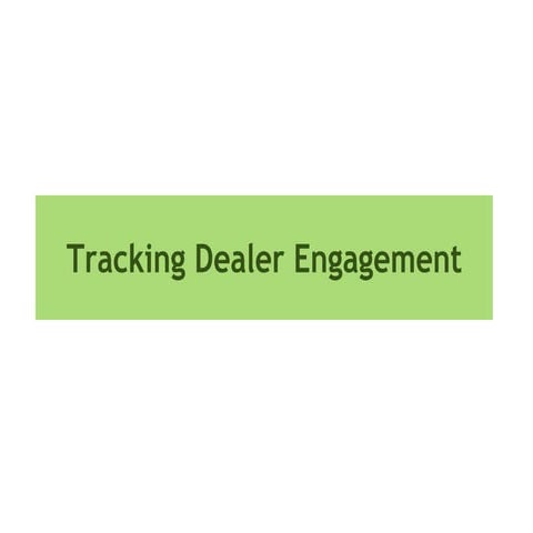 Dealer Engagement Model | PDF