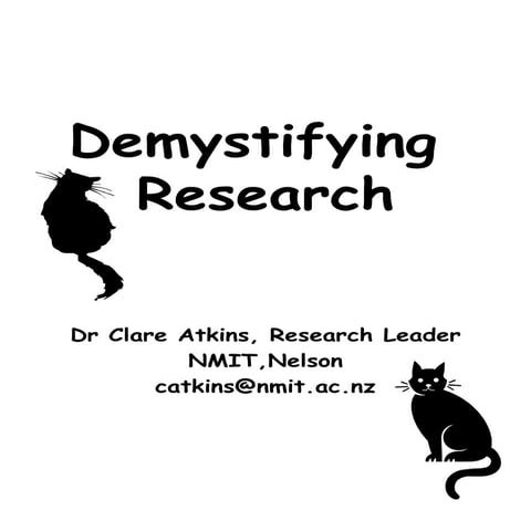 Demystifying Research | PPT
