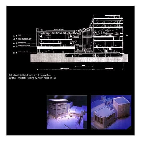 Detroit Athletic Club - Building Section and Site Model | PDF