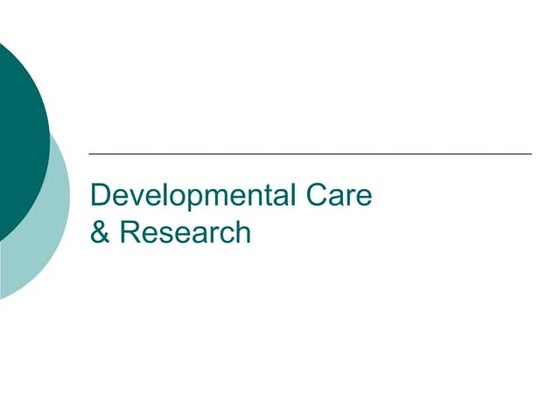 Developmentally Supportive Care | PPT