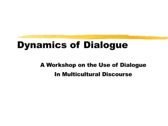 Dialogue | PPTX | Family and Relationships