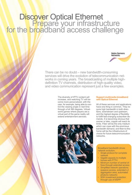 Seminar report of optical ethernet | DOC | Computer Networking | Computing