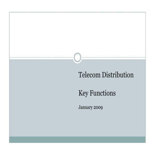 Distribution Telecom | PDF
